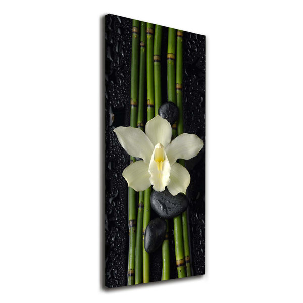 Sansibar Home Orchidee und Bambus - Kunstdrucke auf Leinwand - Wrapped Canvas | Wayfair.de